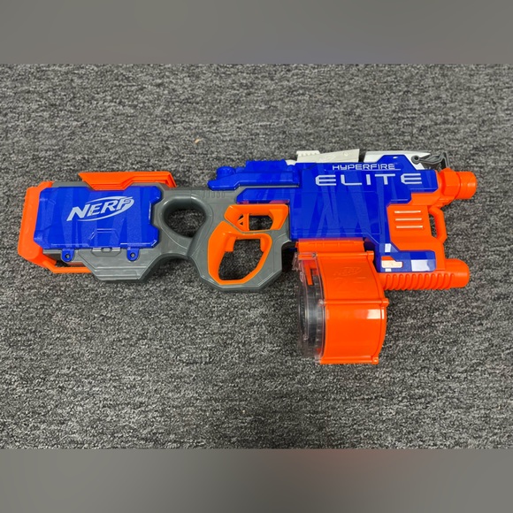 Nerf | Toys | Nerf Hyperfire Motorized Elite Blaster 25dart Drum Fires ...